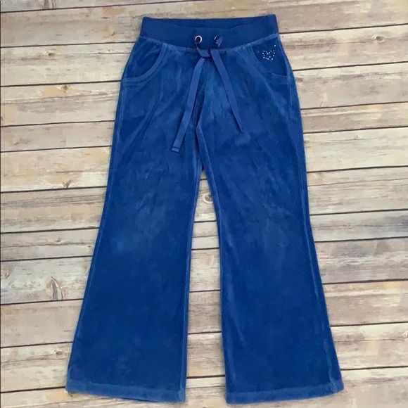 Justice | Bottoms | Justice Blue Velour Sweatpants | Poshmark